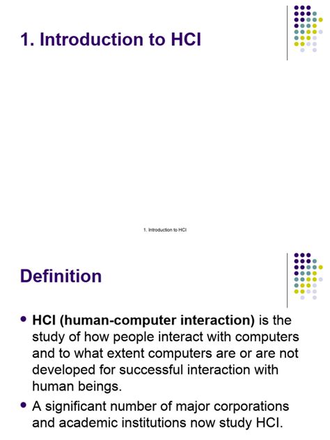 Hci 1 Pdf Human Computer Interaction Usability