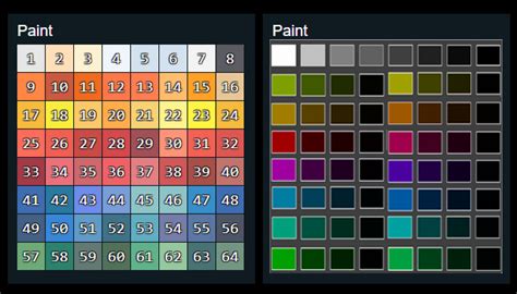 palette templates for lua scripts