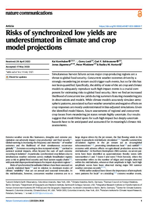 Climate Analytics Adaptation