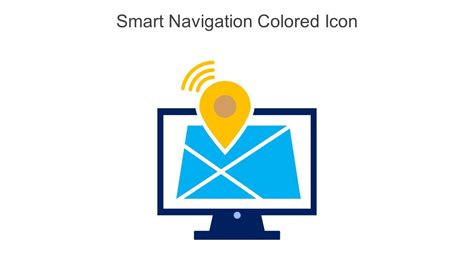 Smart Navigation Colored Icon In Powerpoint Pptx Png And Editable Eps Format PPT Sample