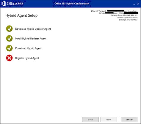 Error Using Hybrid Configuration Wizard Migrating Sbs2011 Collaboration Spiceworks Community