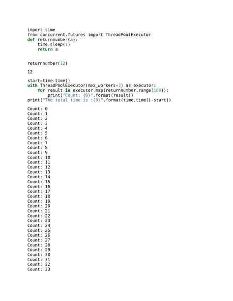 SOLUTION Asynchronous Execution With Thread Using Python Studypool