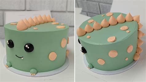 Rainbow Dinosaur Cake