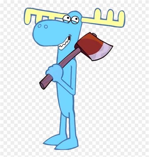 Happy Tree Friends Lumpy The Moose With An Axe Lumpy Full Size Png