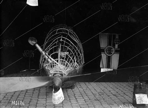 World War One Nacelle Of The Zeppelin L49 Captured In