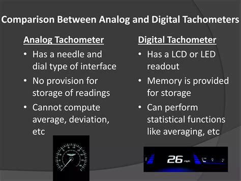 Tachometer Pptx Physics Science