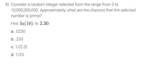 Solved Consider A Random Integer Selected From The Range Chegg