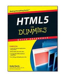 Html5 For Dummies Quick Reference By Andy Harris