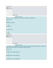 Principles Of Operating Systems Quiz 1 Docx Question 1 Correct Mark 1 Out Of 1 Flag Question
