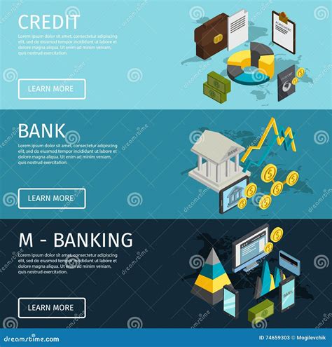 Isometric Web Banner Data Analisis And Statistics Concept Vector Illustration Business