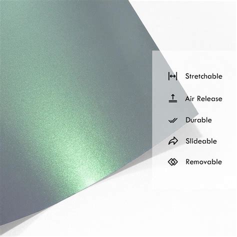Gray Green Color Shift Wrap Gloss Chameleon Car Vinyl Wrap Yeswrap