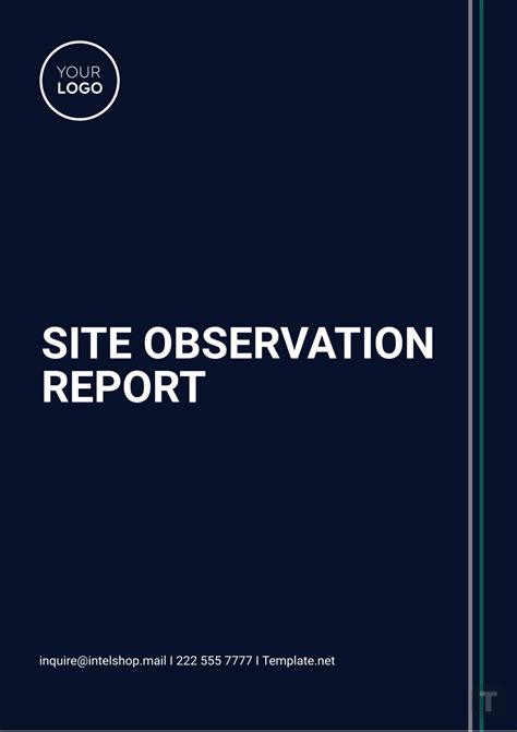 Free Classroom Observation Report Templates To Edit Online And Print