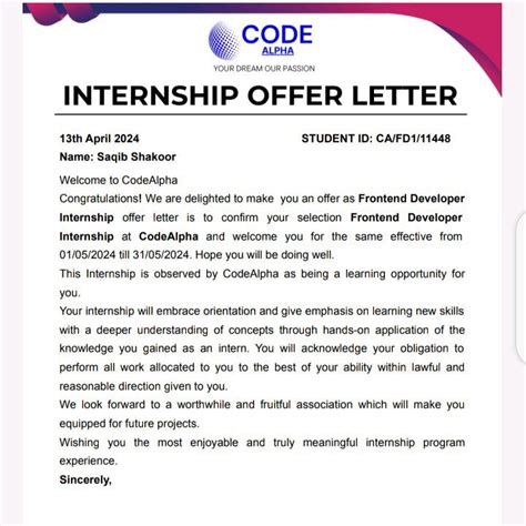 Codealpha Internship Learningandgrowing Saqib Shakoor