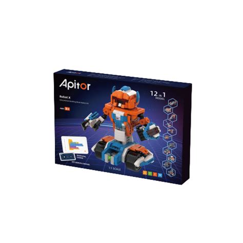 Apitor Robot X Stem Programming Learning 12 In 1 Robot Scratch Applic