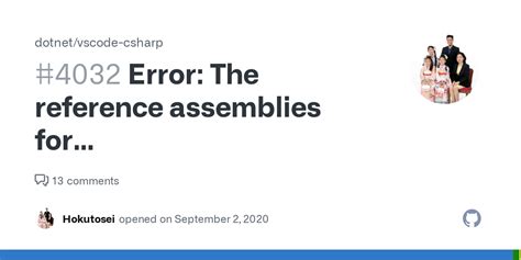 Error The Reference Assemblies For Netframeworkversionv50 Were Not Found · Issue 4032