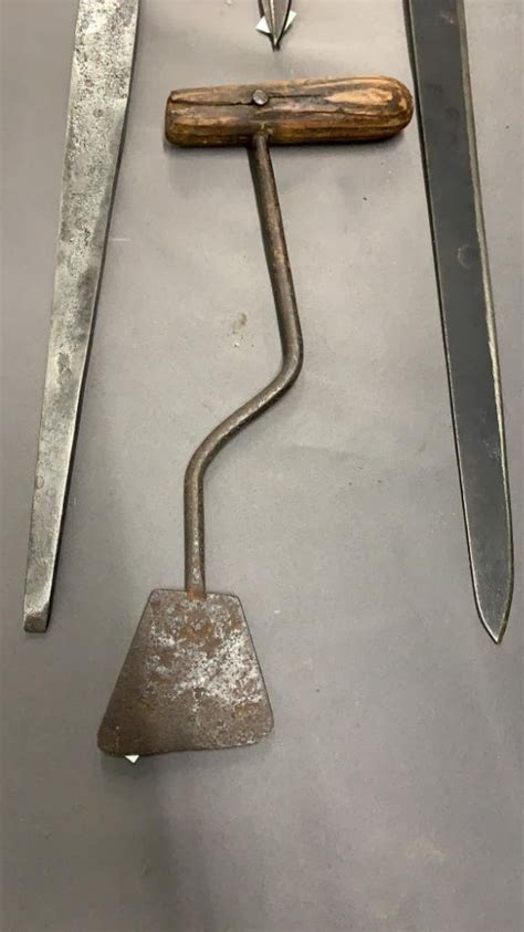 4 Primitive Hand Tools J P Hallsten Handled File Christys