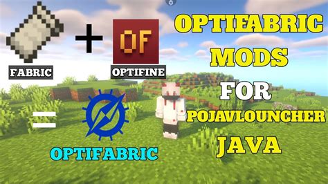 How To Install Optifabric For Pojavlouncher And Java Edition 121 Youtube