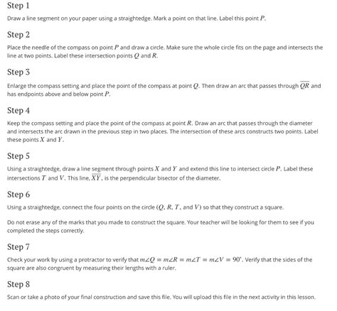 Solved Step Draw A Line Segment On Your Paper Using A Chegg