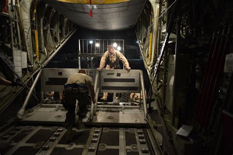 Bagram C 130j Loadmasters Use New System For Airdrops Dyess Air Force