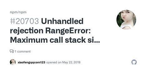 unhandled rejection rangeerror maximum call stack size exceededill install loadidealtree