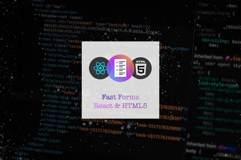 Building Fast Forms In React With Html5 Validations Rreactjs