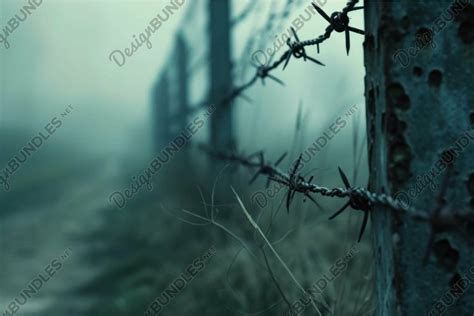 Stark Barbed Wire Cinematic Generate Ai