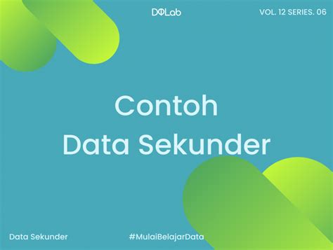 Contoh Data Sekunder Yang Sering Digunakan Untuk Penelitian