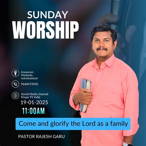 Rajesh Dasari Pastorrajesh • Instagram Photos And Videos