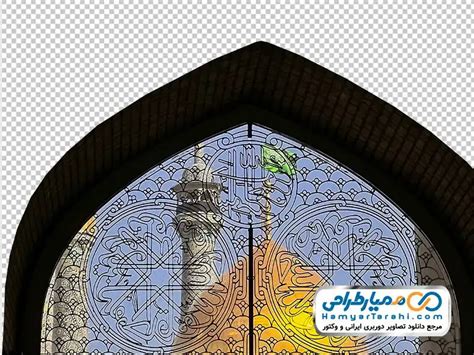 دوربری گنبد و گلدسته حضرت معصومه از پشت پنجره 08020685