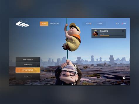 Game UI UX 003 Up Menu By Paul B On Dribbble