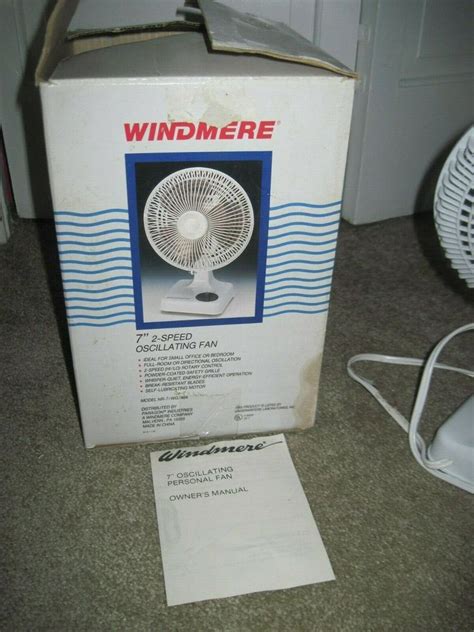 Windmere Nr 7 2 Speed Oscillating Fan Great Condition If Used At All In