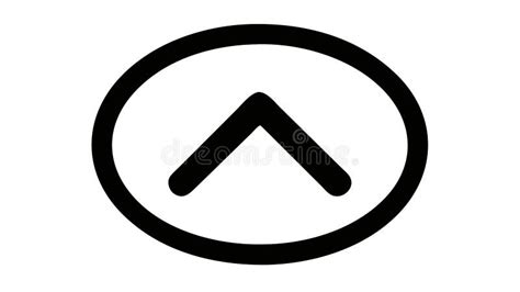 oval upload arrow symbol vector outline icon vector design generative