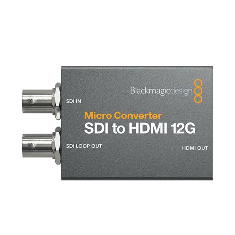 [clearance] Blackmagic Design 4k Ultra Hd Sdi To Hdmi 12g Micro Conver Jg Superstore