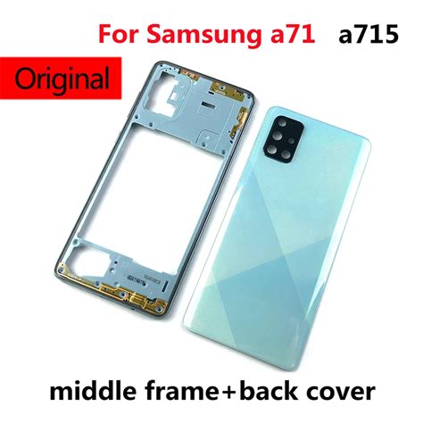 Do Samsung Galaxy A71 2020 A715 A715F obudowa telefonu środkowa rama ...