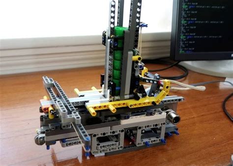 lego plastic cap firing raspberry pi robot turret geeky gadgets