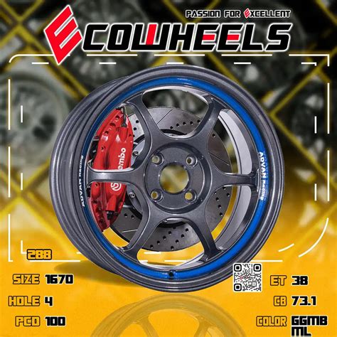 Advan Racing Wheels Rg1 16 Inch 4h100 Ecowheels
