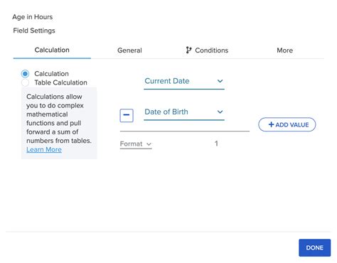 Calculating Age In The Builder Gocanvas Help Center