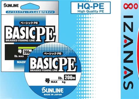 SUNLINE Basic PE [Light Green] 200m #1.2 (20lb) Fishing lines buy at ...