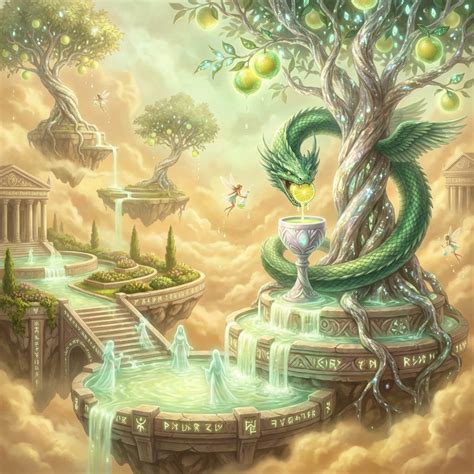 Free Divine Citrus Paradise Image Fantasy Serpent Citrus Download