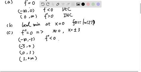 solved a find the intervals of increase or decrease b find the