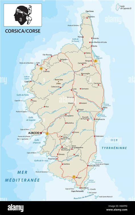 Corsica Island Map Visit Corsica The Not To Be Missed Places On The