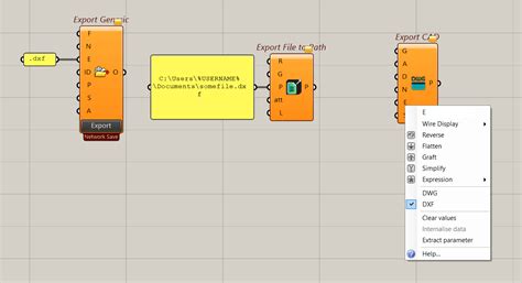 How To Export A Dxfdwg From Grasshopper Grasshopper Mcneel Forum