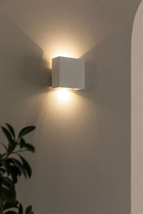 Gadea Led Plaster Wall Sconce Sklum