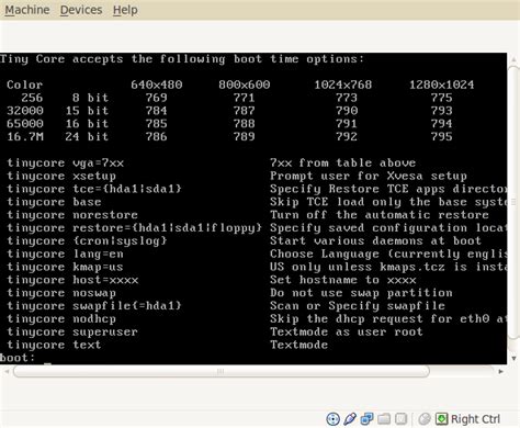 Minimalistic Computing TinyCore Linux
