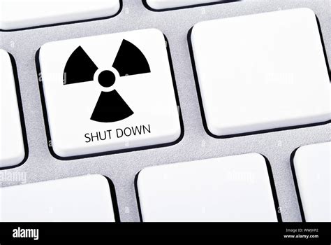 Shut Down Keyboard Stock Photo Alamy