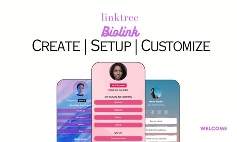 create and setup linktree landing page for social media by uetien fiverr
