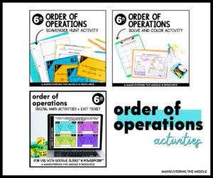 Mastering Order Of Operations Maneuvering The Middle