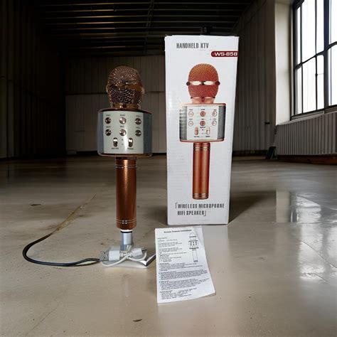 Wireless Bluetooth Karaoke Microphone With Speaker Zauqemporium