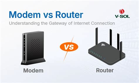 Modem Vs Router Understand The Gateway Of Internet Connection Vsol