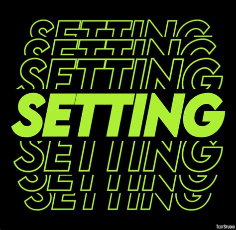 Setting Text Effect Generator Textstudio